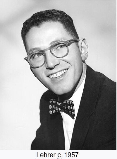 Goodbye, Tom Lehrer – Atanu Dey : Life is a Random Draw